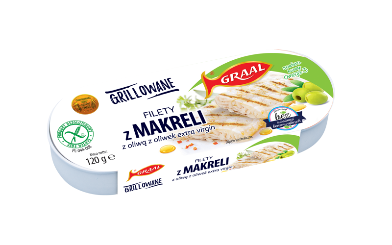 Grilled mackerel fillet in olive oil – Polish Food Direct