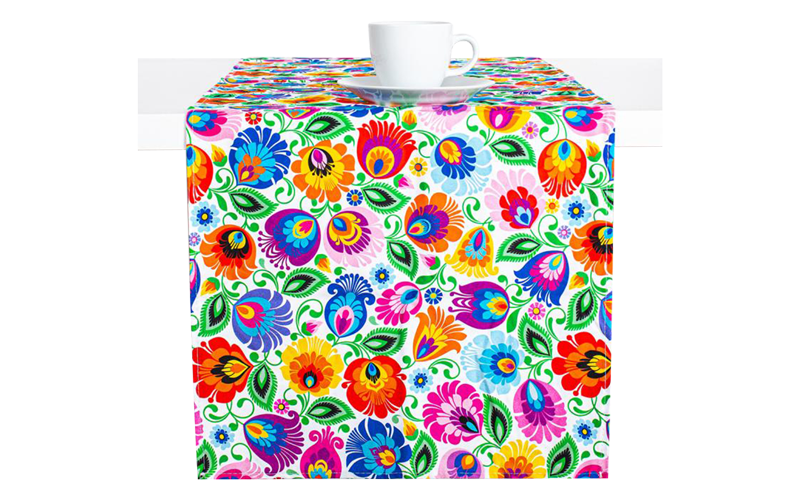 Table runner white Lowicz – Polish Food Direct